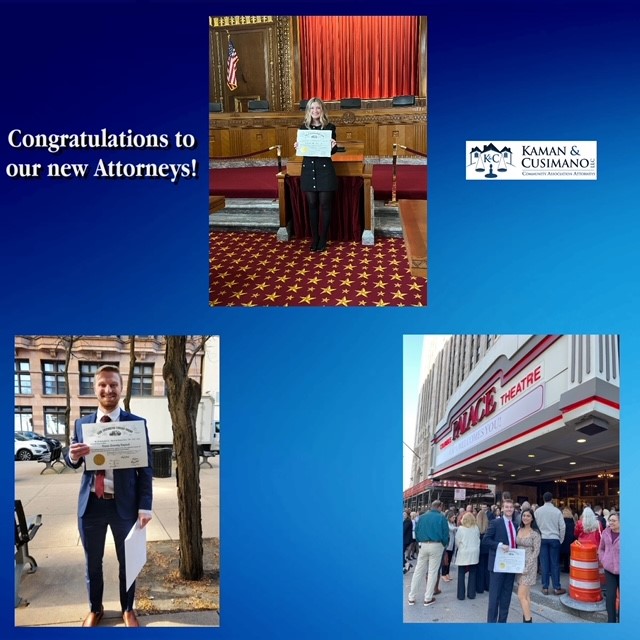 Congratulations to Kaman and Cusimano’s new attorneys! - Kaman & Cusimano