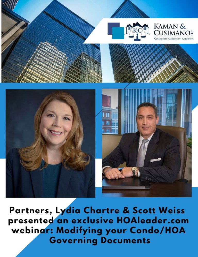 Lydia Chartre and Scott Weiss present HOAleader.com webinar